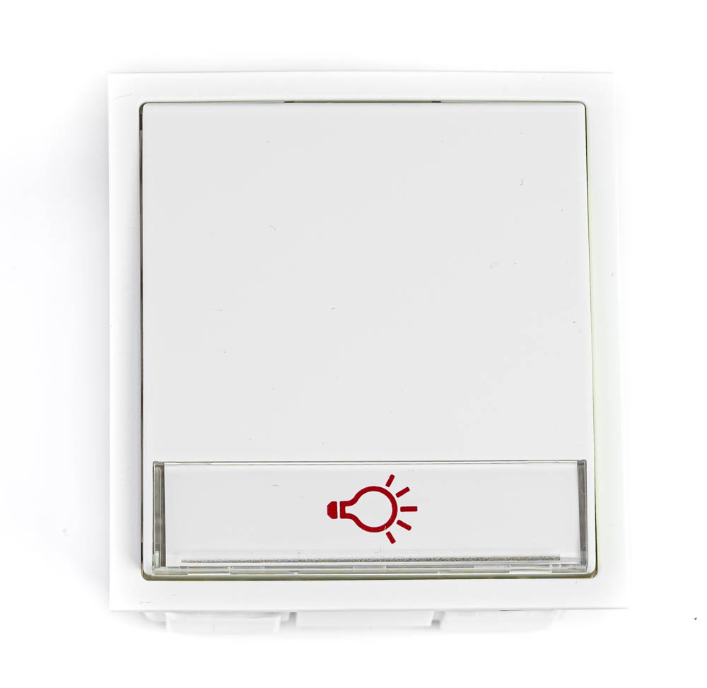 97-9-85273 Tastermodul RENZ mit 1 Lichtaster, Farbe: weiss